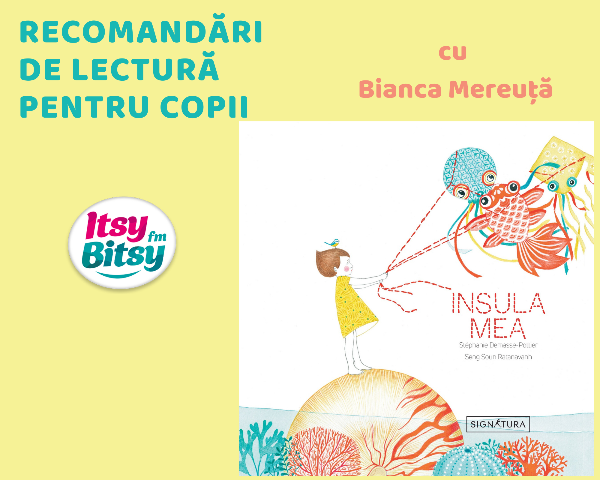 Recomandare de carte pentru copii: Insula mea - Itsy Bitsy