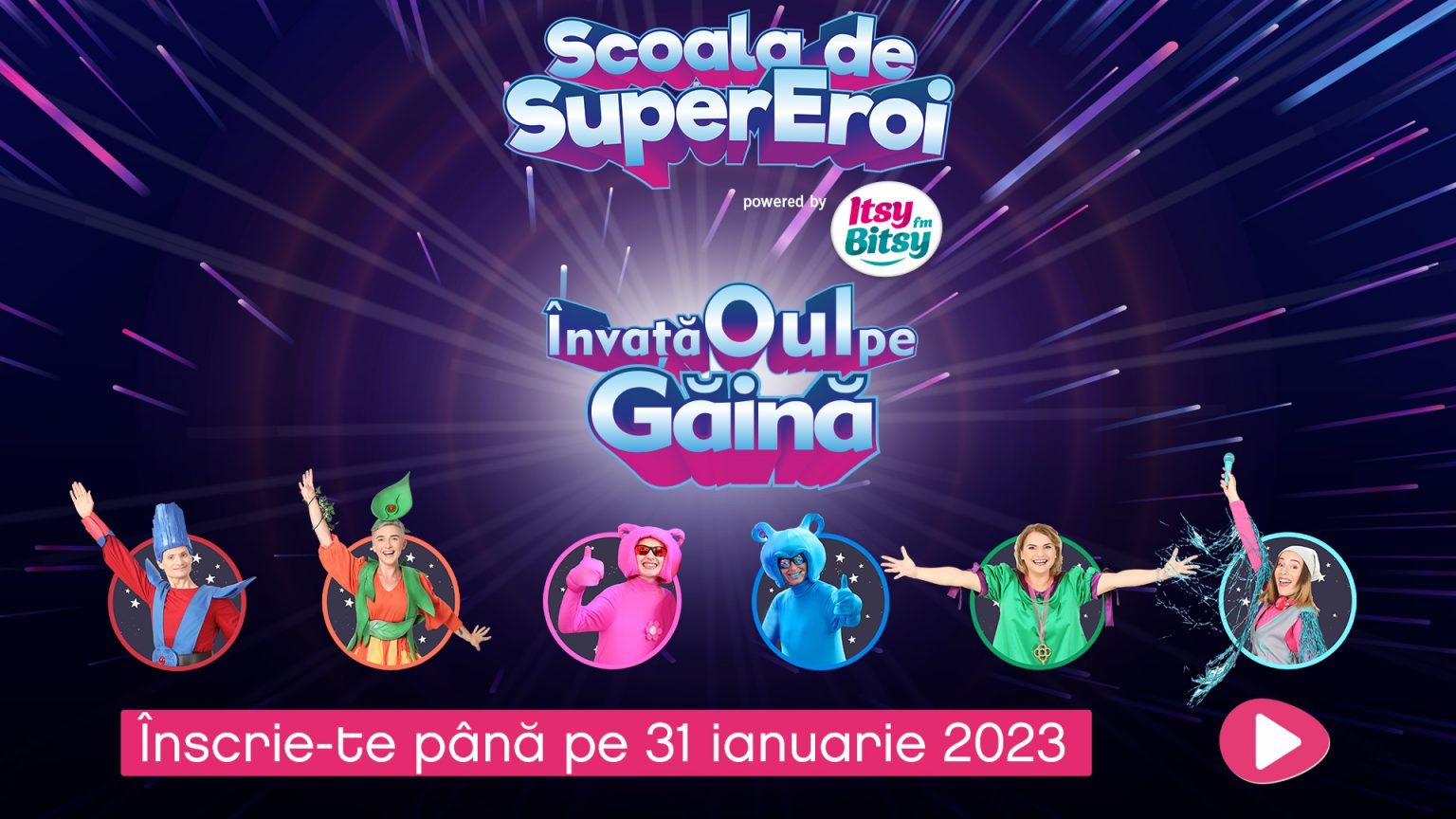 Scoala de SuperEroi Itsy Bitsy – Invata Oul pe Gaina ajunge la a cincea ...