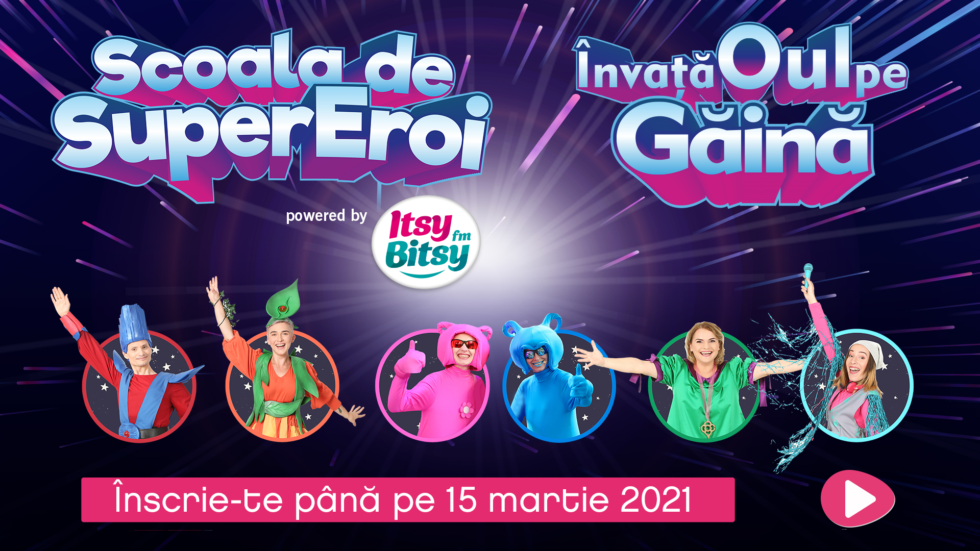 Scoala de SuperEroi Itsy Bitsy - Invata Oul pe Gaina - Itsy Bitsy