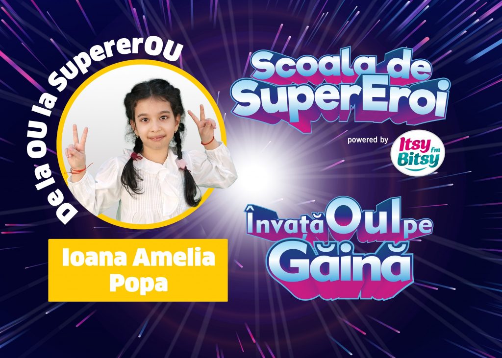 Ioana Amelia Popa, absolventa Scolii de SuperEroi Itsy Bitsy - Invata ...
