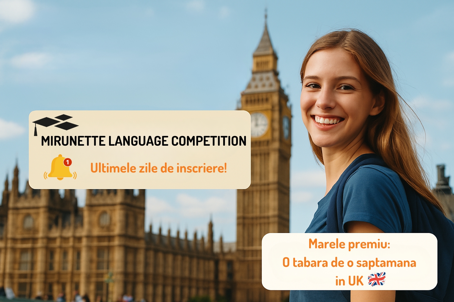 Înscrierile la concursul de engleză Mirunette se încheie în curând! - Itsy Bitsy