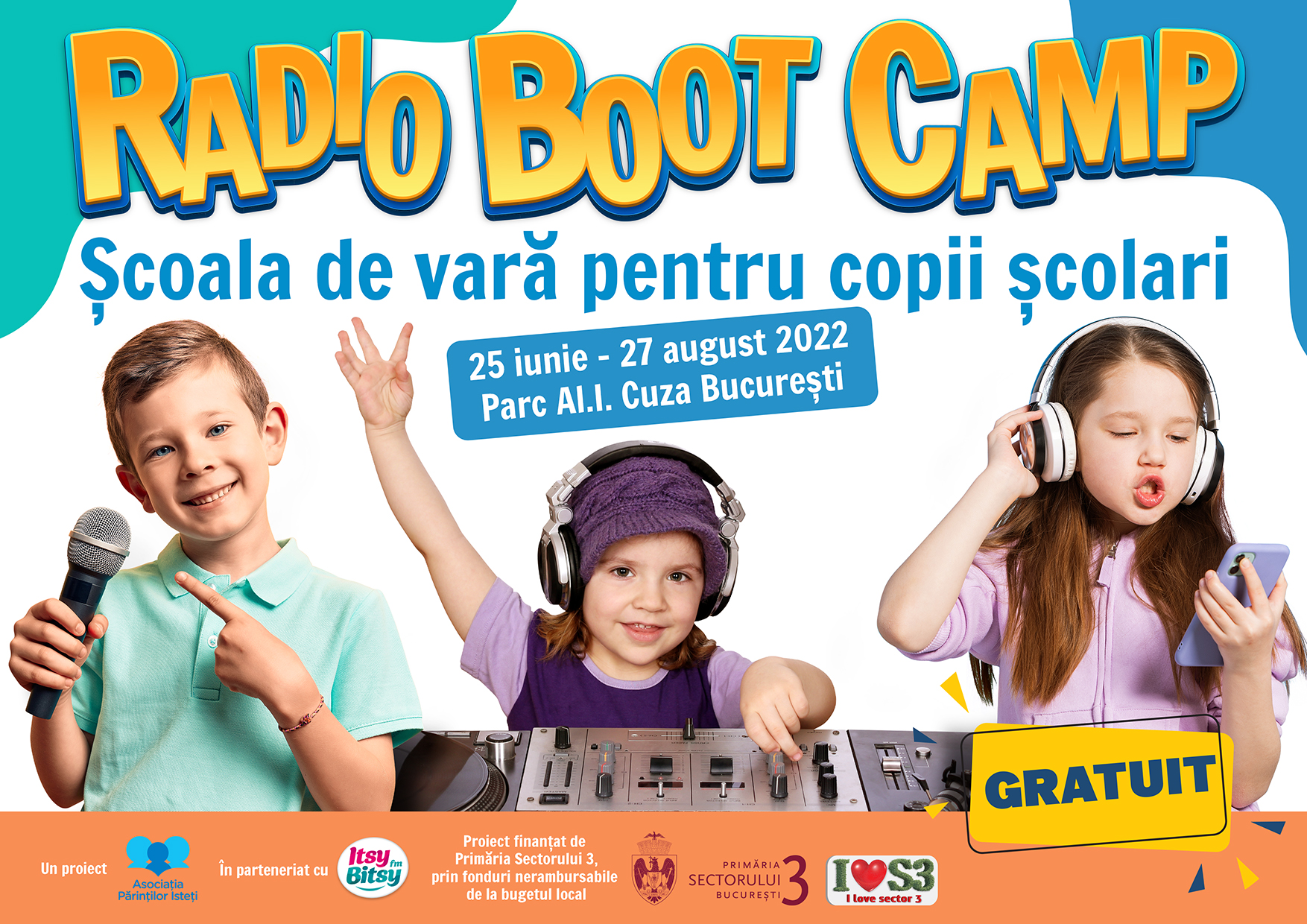 Radio Boot Camp - școala de vară pentru copii - Itsy Bitsy