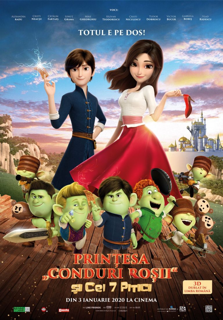 Recomandare film animat pentru copii: Printesa “Conduri rosii” si cei 7 ...