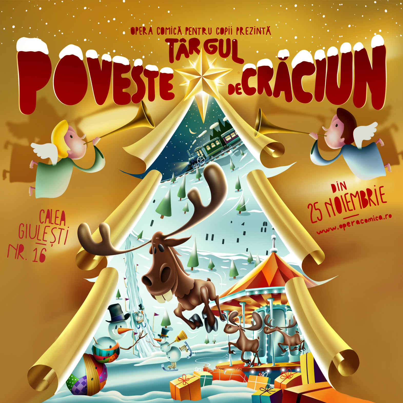 Povestea de Crăciun începe la Opera Comică pentru Copii - Itsy Bitsy