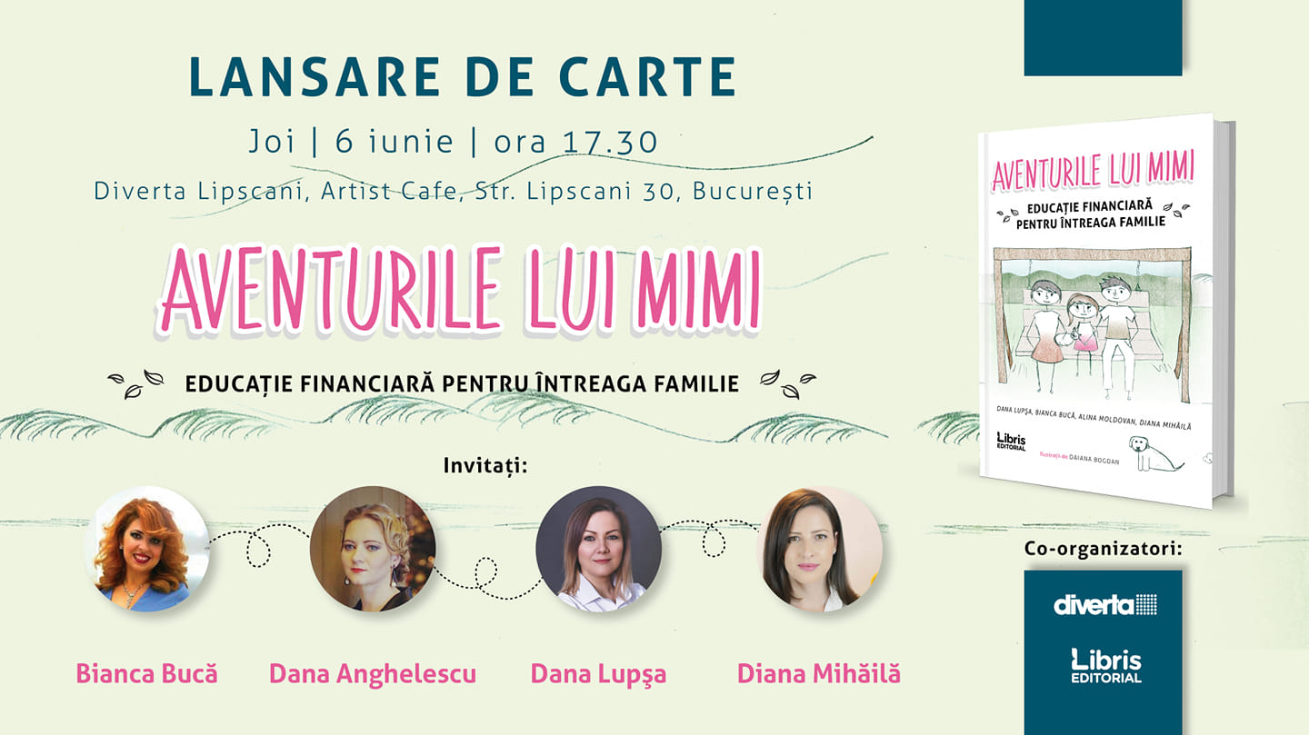 Lansarea cartii de educatie financiara pentru familie „Aventurile lui ...