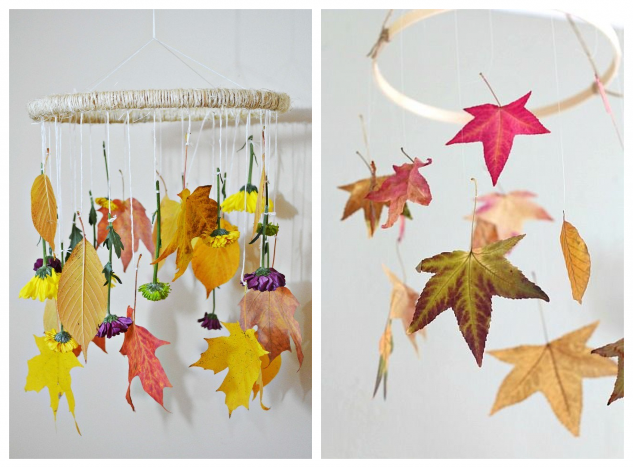 Decoratiuni cu frunze de toamna - Itsy Bitsy